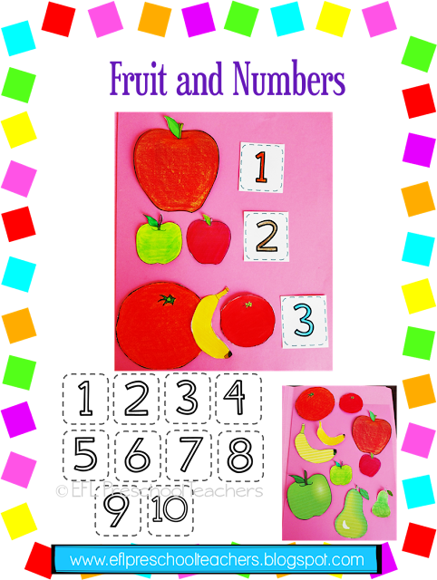 ESL/EFL Preschool Teachers: Fruit Theme for the Preschool ELL