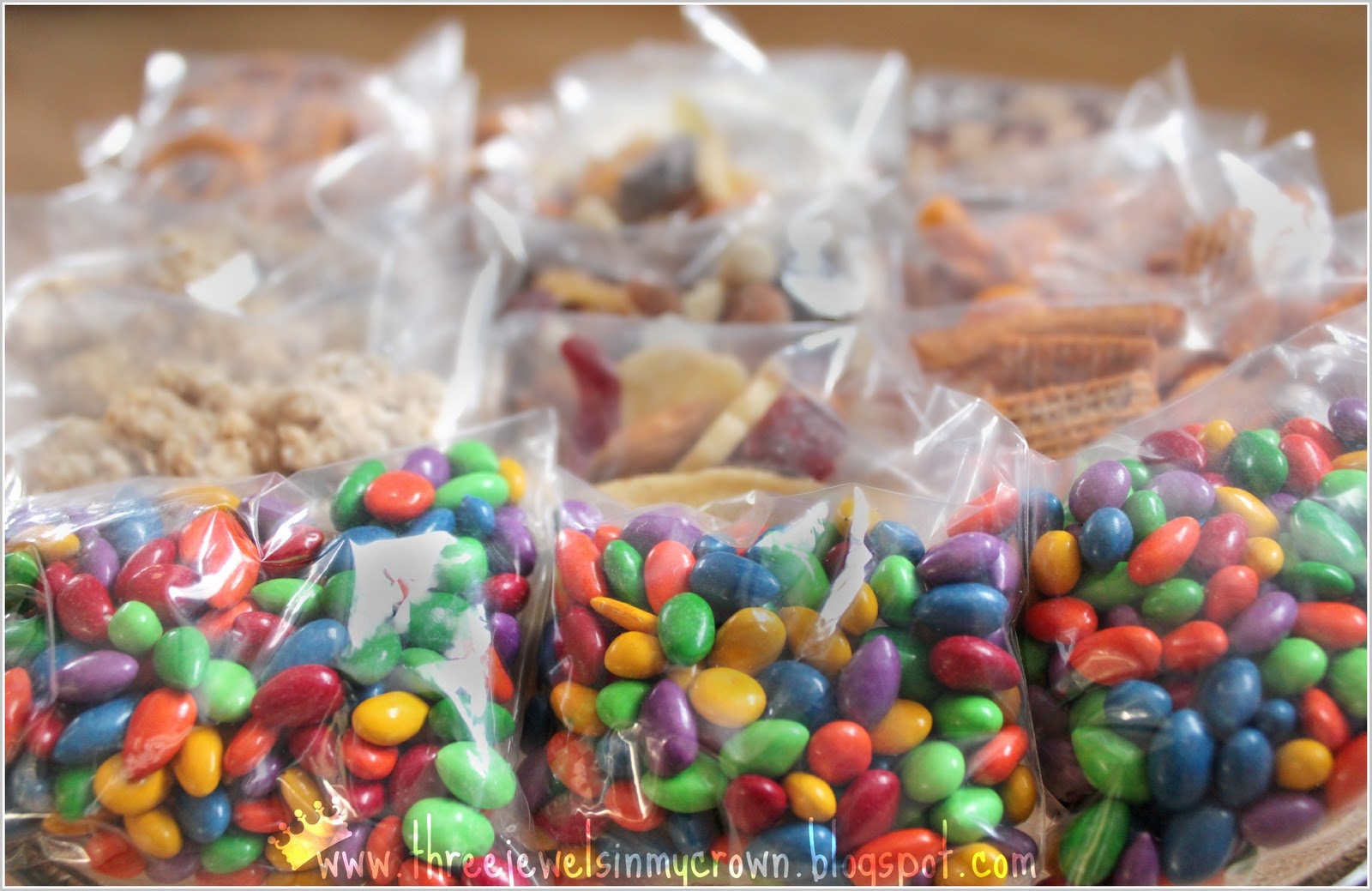 Three Jewels In My Crown: On The Go Snack Packs