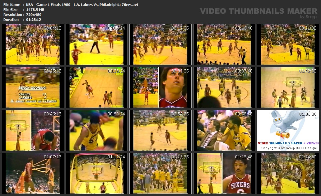 NBA Classic Games: NBA Finals 1980 Lakers-Sixers