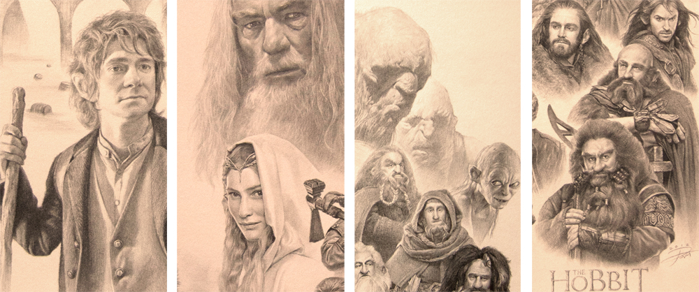 yin yuming: Pencil Drawing——The Hobbit