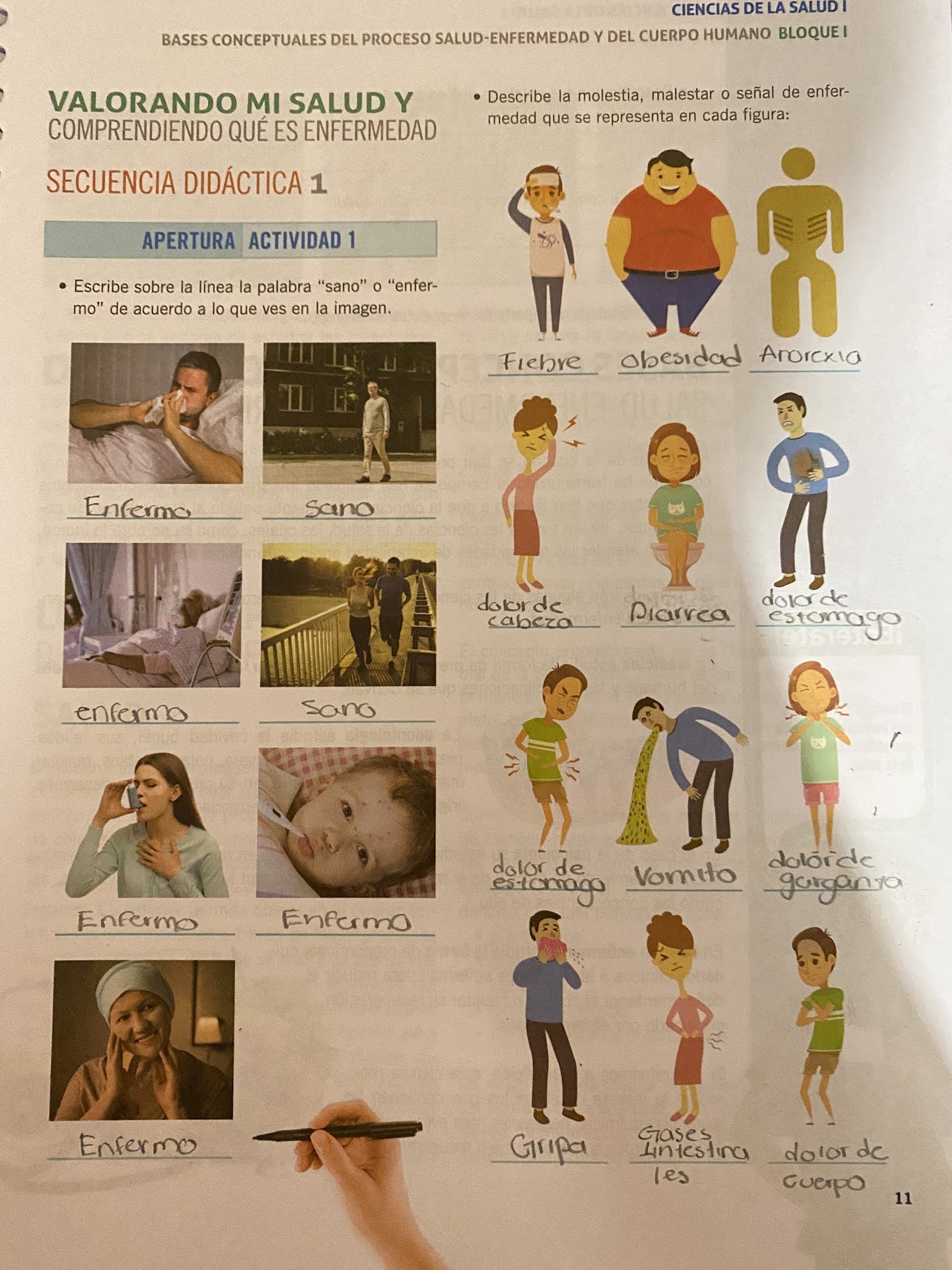 Tarea 1 de viernes 20 de agosto del 2021, Clasificar si es "sano" o ...