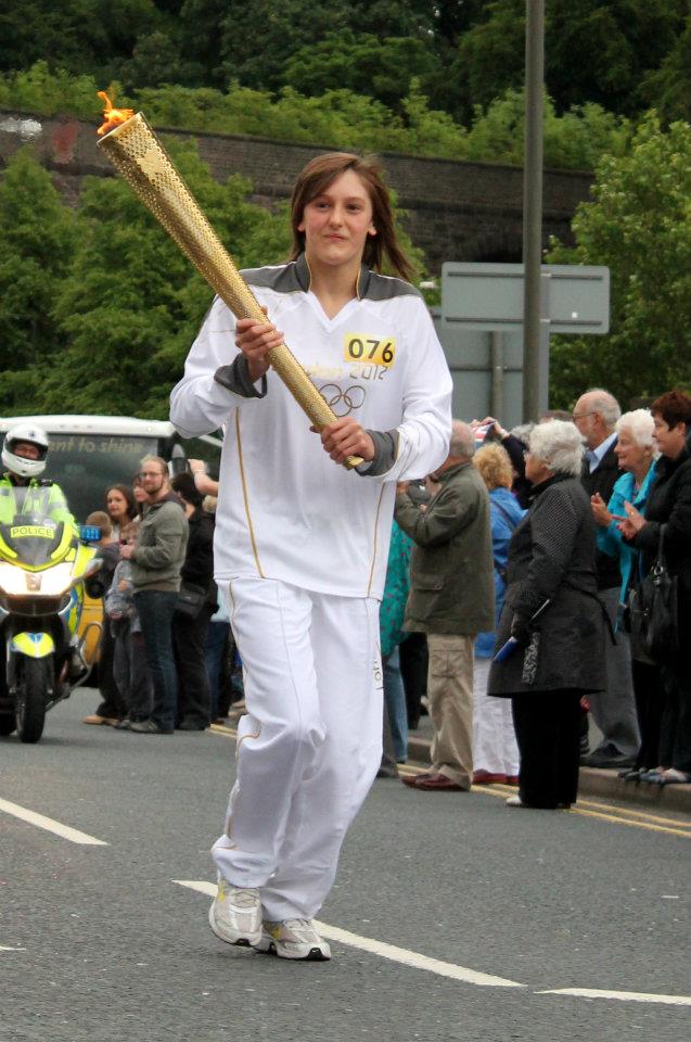 Derventio eXcel Club News: Imogen Clark carries Olympic Torch!
