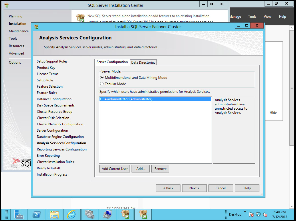 MySQL and SQL Server: Microsoft SQL Server 2012 cluster installation ...