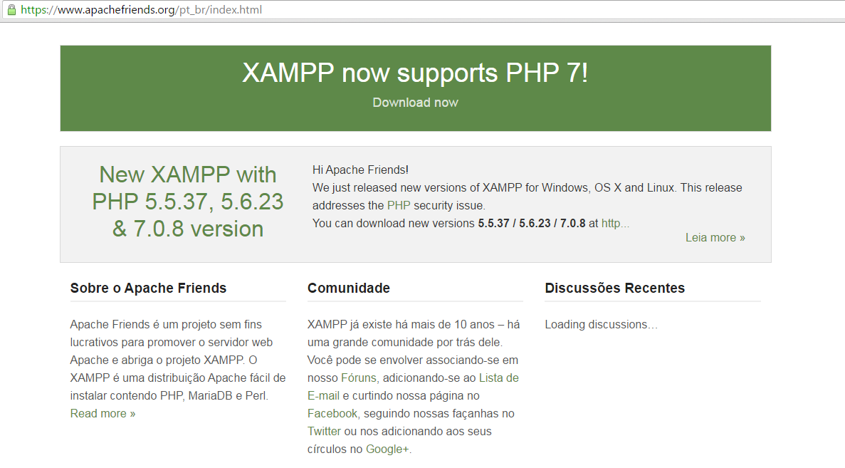 Instalando CakePHP 3.2 no Windows