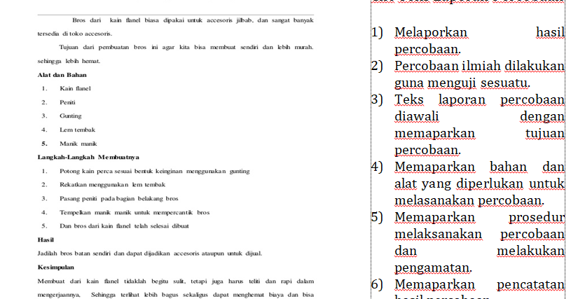 RPP DAN LKPD PEMBELAJARAN KOMBINASI LURING DAN DARING BAHASA INDONESIA TEKS PERCOBAAN (KD 3.1 ...