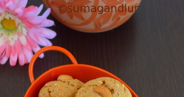 Veggie Platter: Coconut - Jaggery - Wheat Cookies