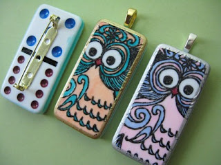 Sideshow Stamps Blog: DOMINO PENDANTS! Handmade Christmas gift ideas ...
