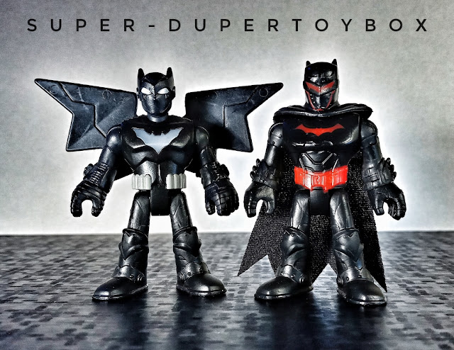 Super-DuperToyBox: Imaginext Batwing and Apokolips Armor Batman (Bat-Tech)