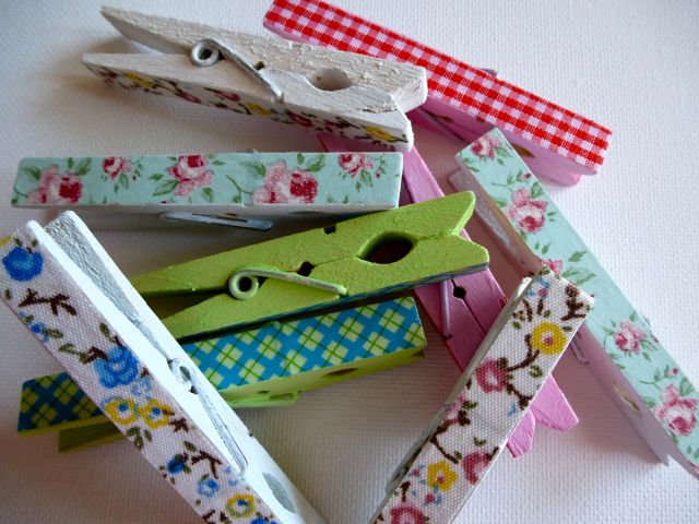 My Rose Valley: Pretty clothes pins