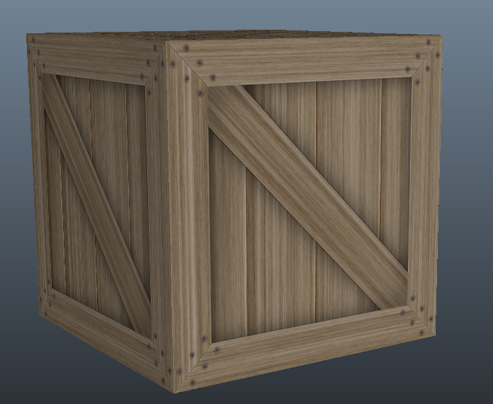 Maya Models: Light Wooden Box