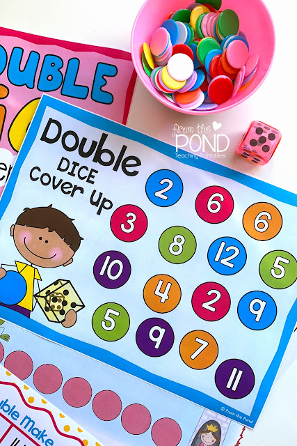 Double Dice Addition Games Perfect for Back to School | From the Pond