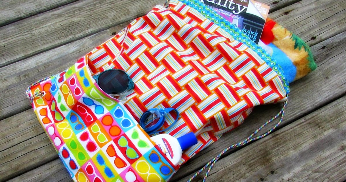 Drawstring Backpack Tutorial ~ DIY Tutorial Ideas!