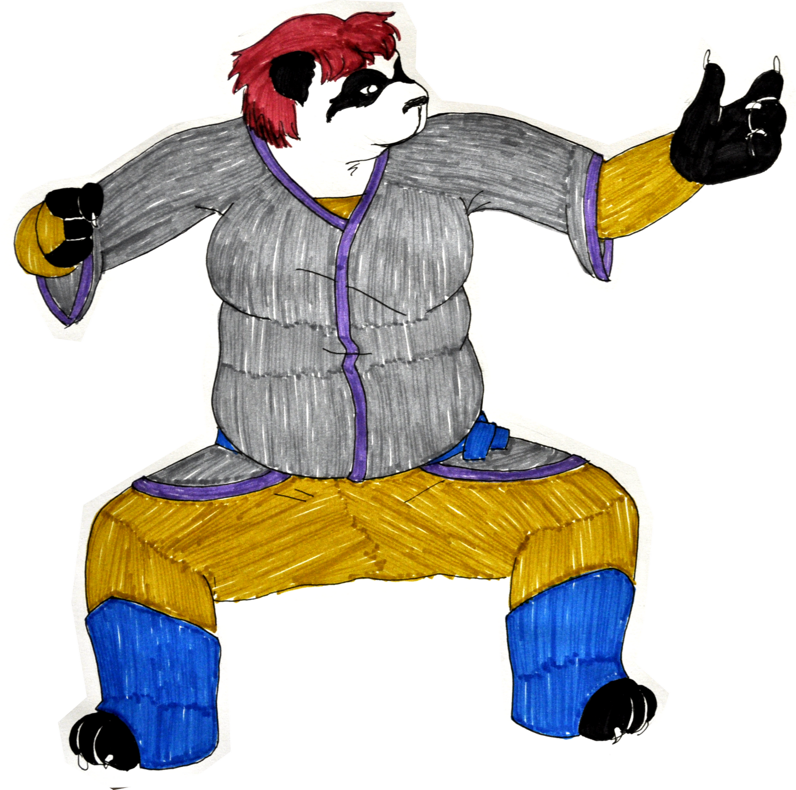 red cow rise: Lady Pandas | 行ってきます！