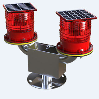 Night Marking Red Obstruction Light System for Transmission Tower