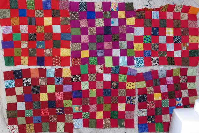 Sane, Crazy, Crumby Quilting: Seeing Red...Scraps