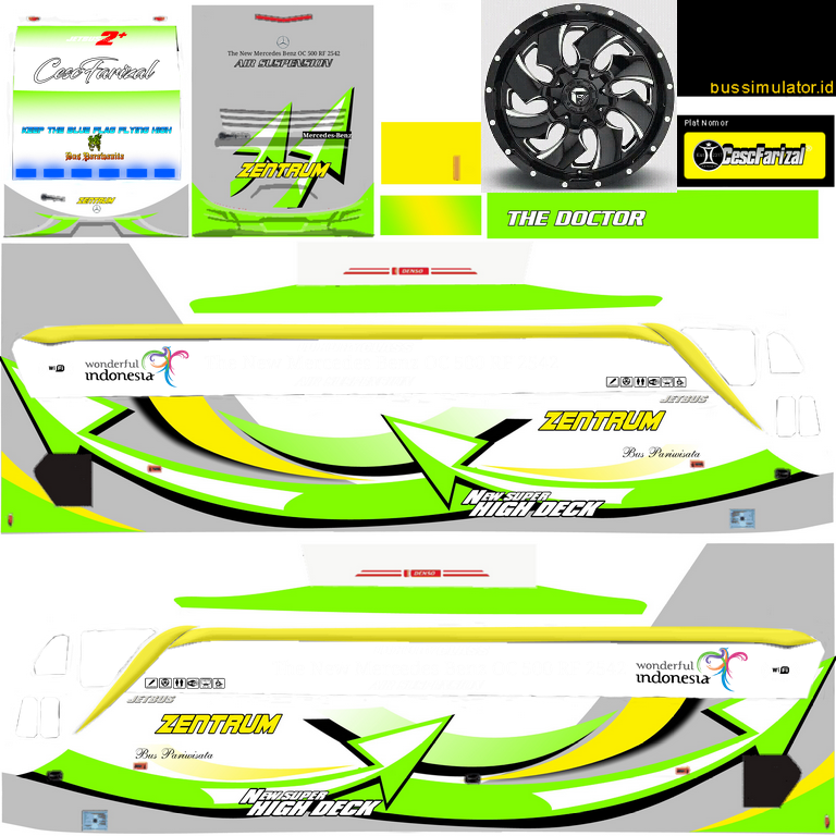 101+ Livery BUSSID (Bus Simulator Indonesia) HD SHD Koleksi Lengkap ...