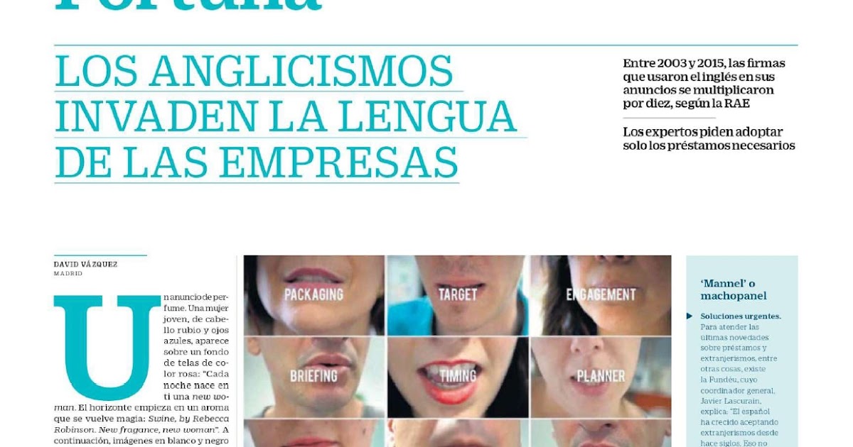 ¿Abusamos de los anglicismos?