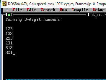 9)Write a program to generate all combinations of forming a three digit ...