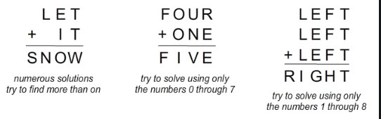 Pat'sBlog: Some History Notes about Alphametic Puzzles, (and some early ...