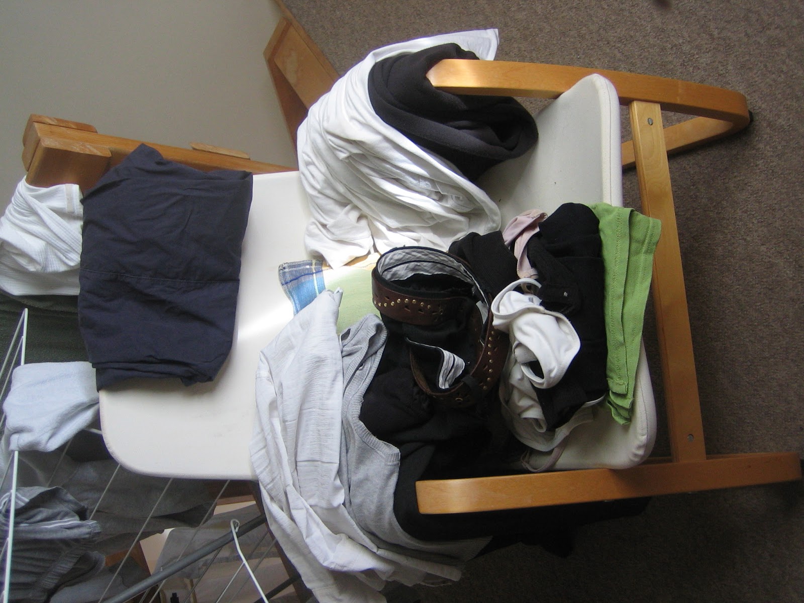 Meadow Orchard: Week 1: Laying out clothes