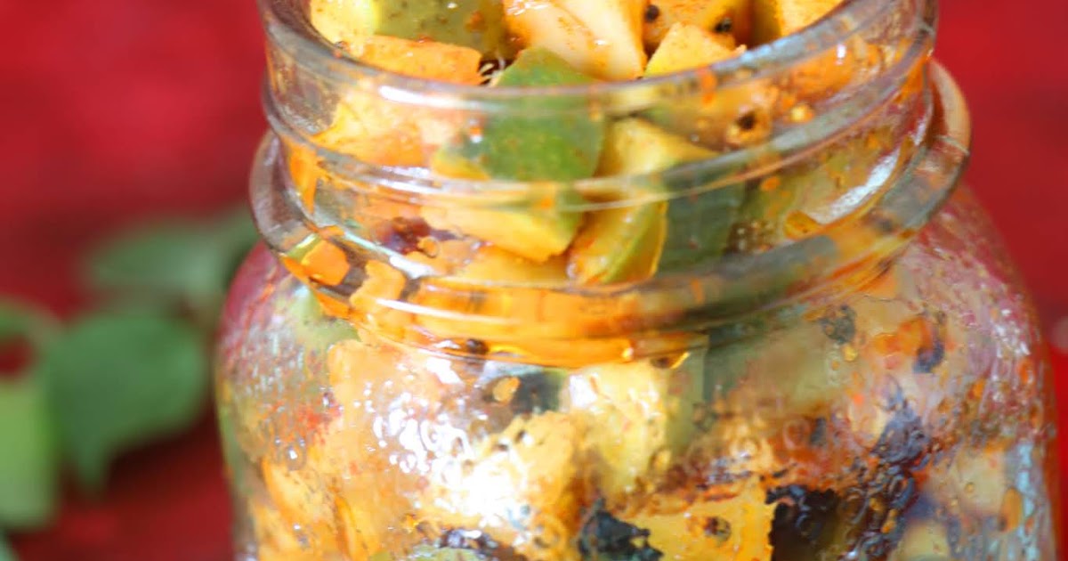 Dhidir Mavinakayi Uppinakayi | Instant Raw Mango Pickle - Malas-Kitchen