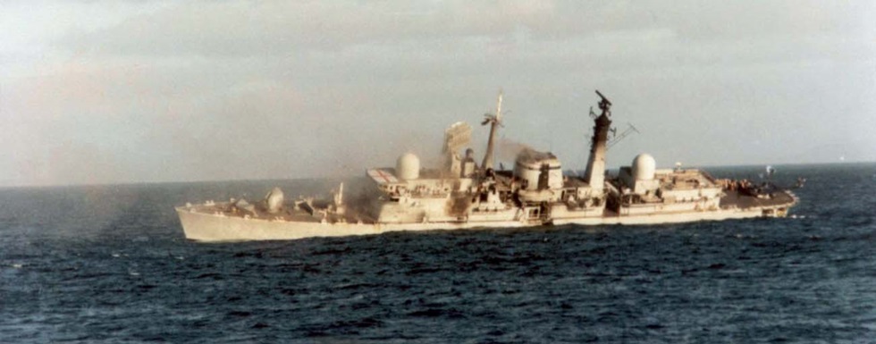 FDRA - Malvinas: Made in Argentina: Restos del HMS Coventry y HMS Antelope