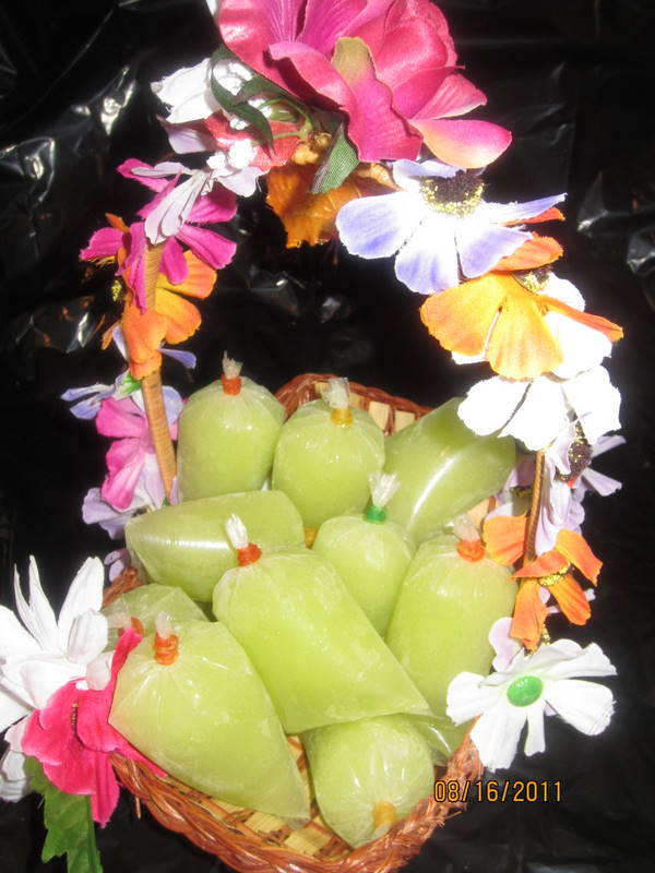 Welcome to KimKhanh's Culinary Creations: Sinh Tố Đá Bịch - Dưa Gan