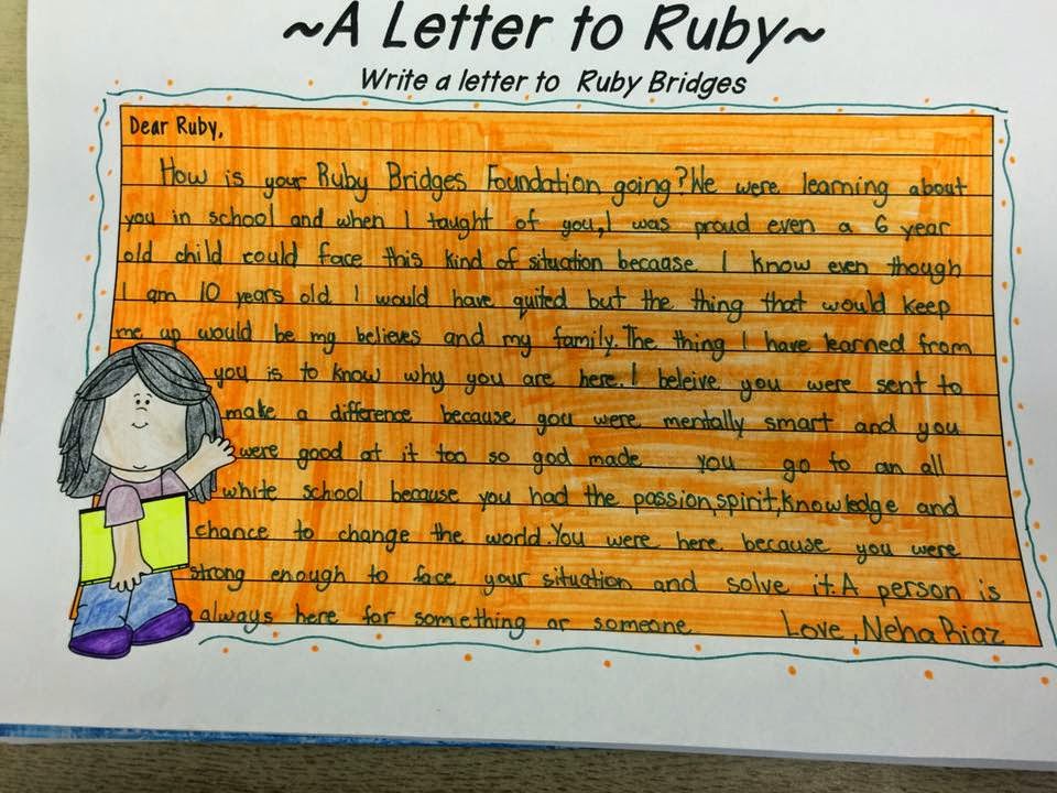 Ms Rashid: Letters to Ruby Bridges