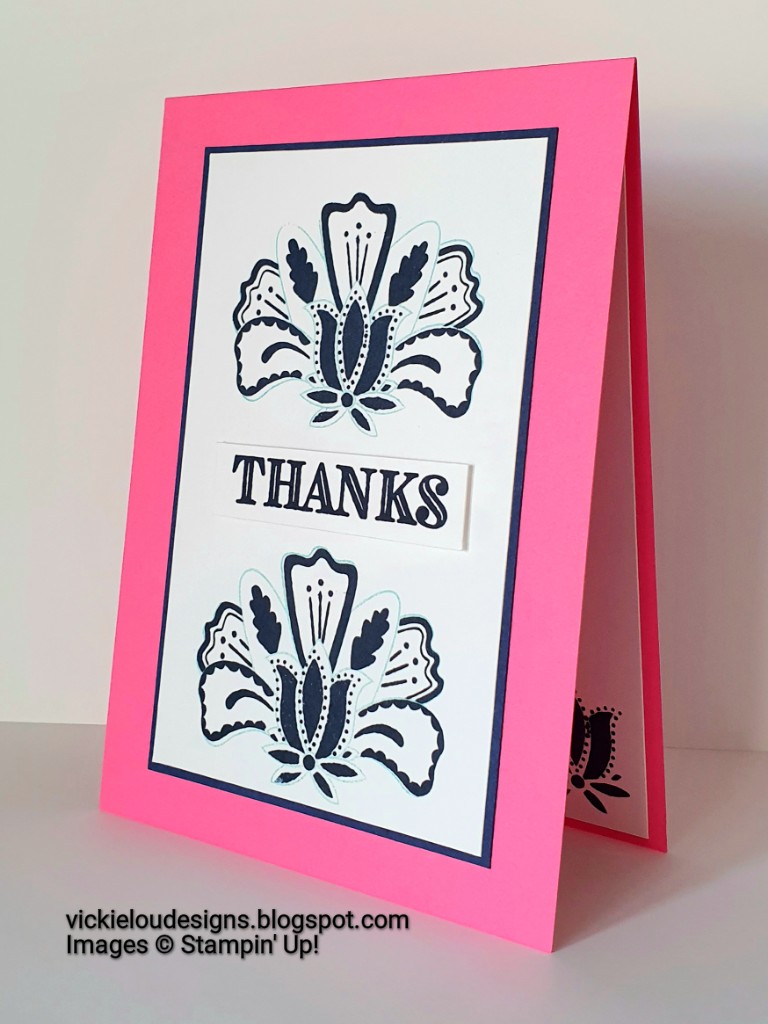 Vickie Lou Designs: Batik Boutique Thank You Card. Quick, Easy & Simple