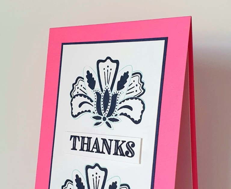 Vickie Lou Designs: Batik Boutique Thank You Card. Quick, Easy & Simple