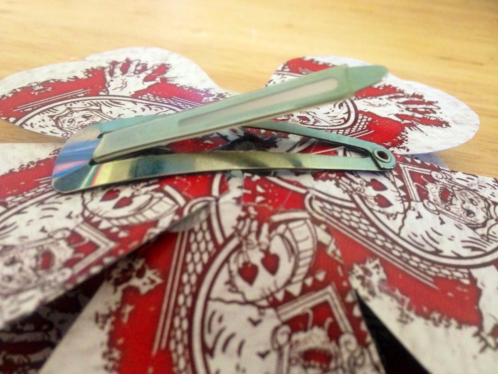 How To, How Hard, and How Much: Zombie Poker Card Hair Pin