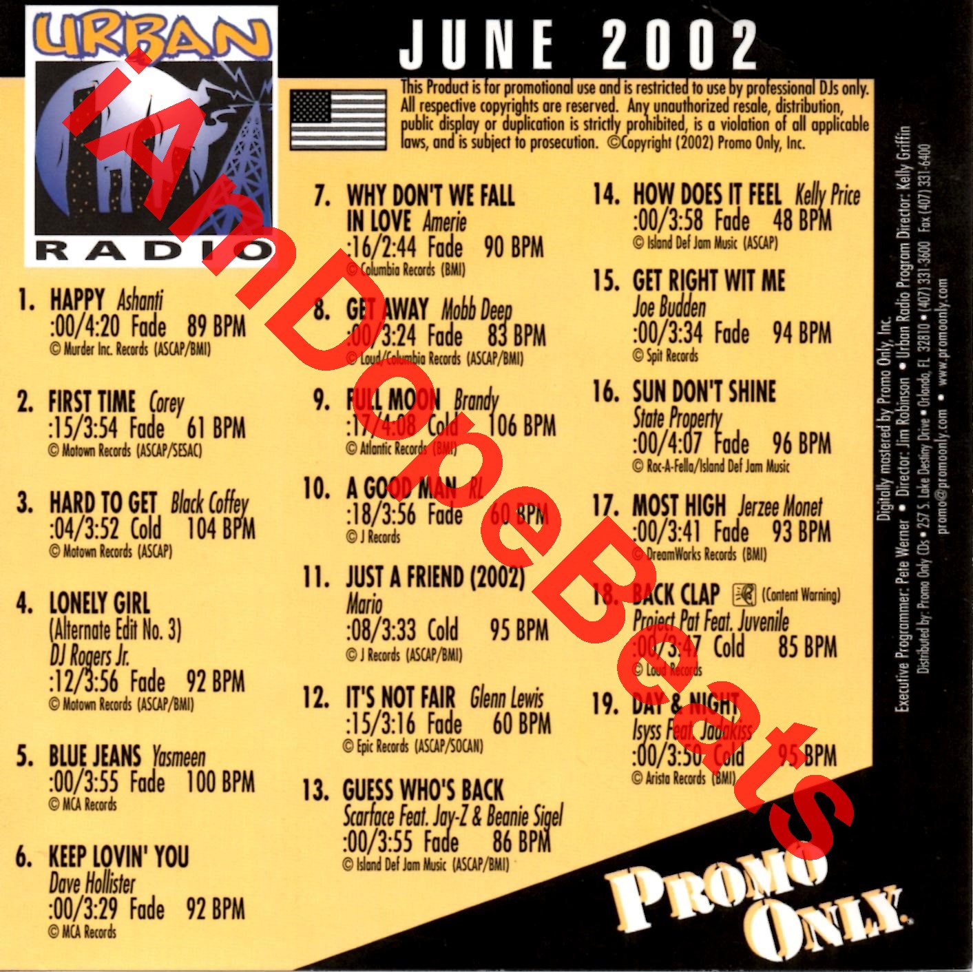 iAmDopeBeats Catalog: Various Artists - Promo Only Urban Radio: June ...