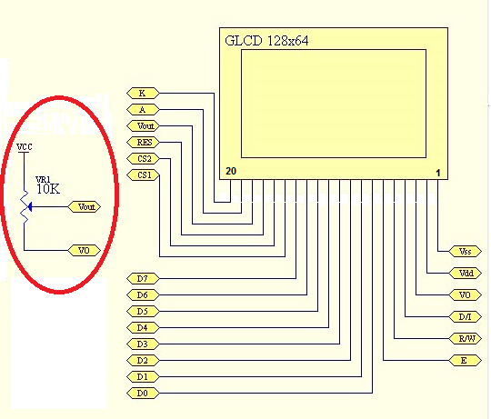 Arduino and 128x64 GLCD | Mikro Arduino