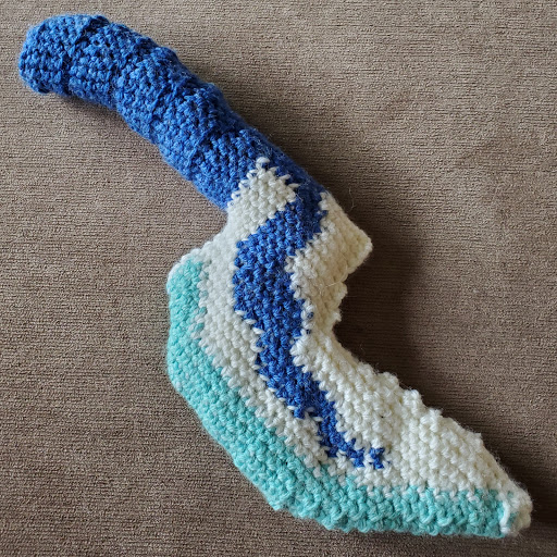 Dota 2 Blink Dagger Plush - Free Crochet Pattern ~ Daized Handmade