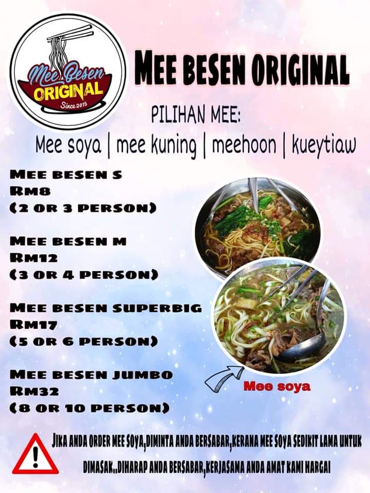 Dinner di Mee Besen Ori Melaka