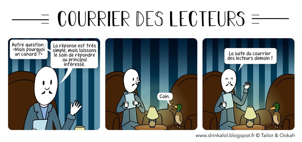 Drink a lol: Courrier des lecteurs #3
