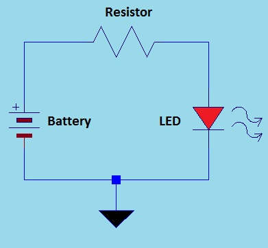 Simple LED circuit | simple electronics