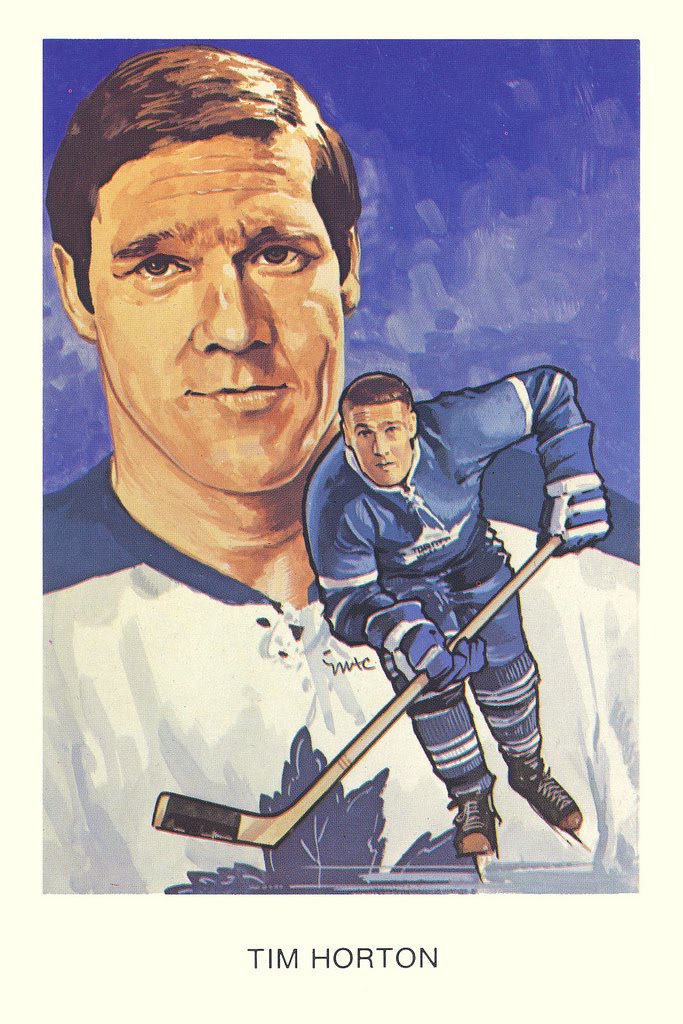 Vintage Leafs: Tim Horton Postcard