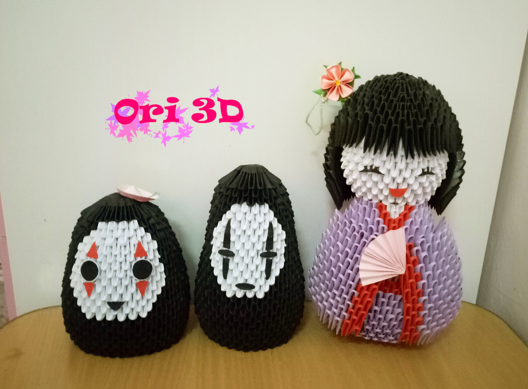 Ori 3D : [Diagram] Cách xếp Vô diện Origami 3D [ How to make No Face 3D ...