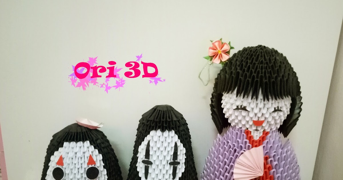 Ori 3D : [Diagram] Cách xếp Vô diện Origami 3D [ How to make No Face 3D ...