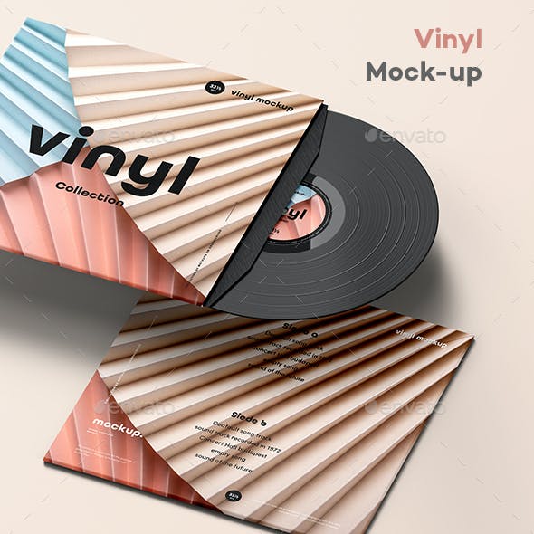 520+ Best Vinyl Record Mockup Templates | Free & Premium