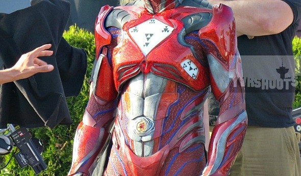 Henshin Grid: Red Ranger suit spotted in Power Rangers film
