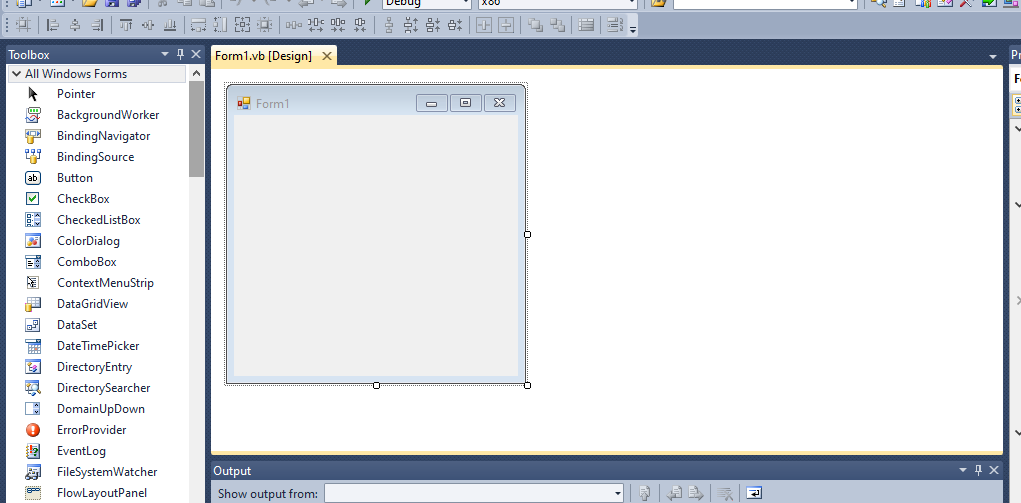 Program menghitung luas dan keliling segitiga dengan visual studio