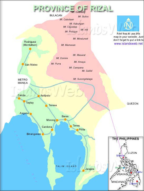 Bryan Destinations: Rizal Province a place to visit