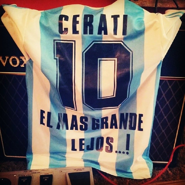 Gustavo Cerati y Racing Club de Avellaneda