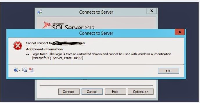 SQL, BI and Data Analytics Solutions: The Login is from an untrusted ...