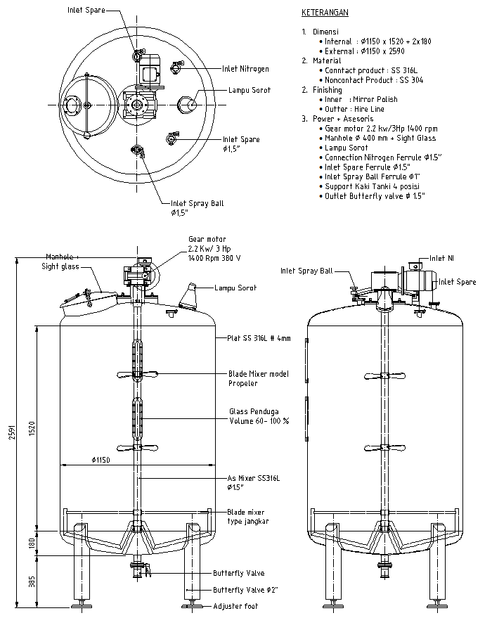 MESIN INDUSTRI FARMASI: USER REQUIREMENT SPECIFICATION HOLDING TANK ...