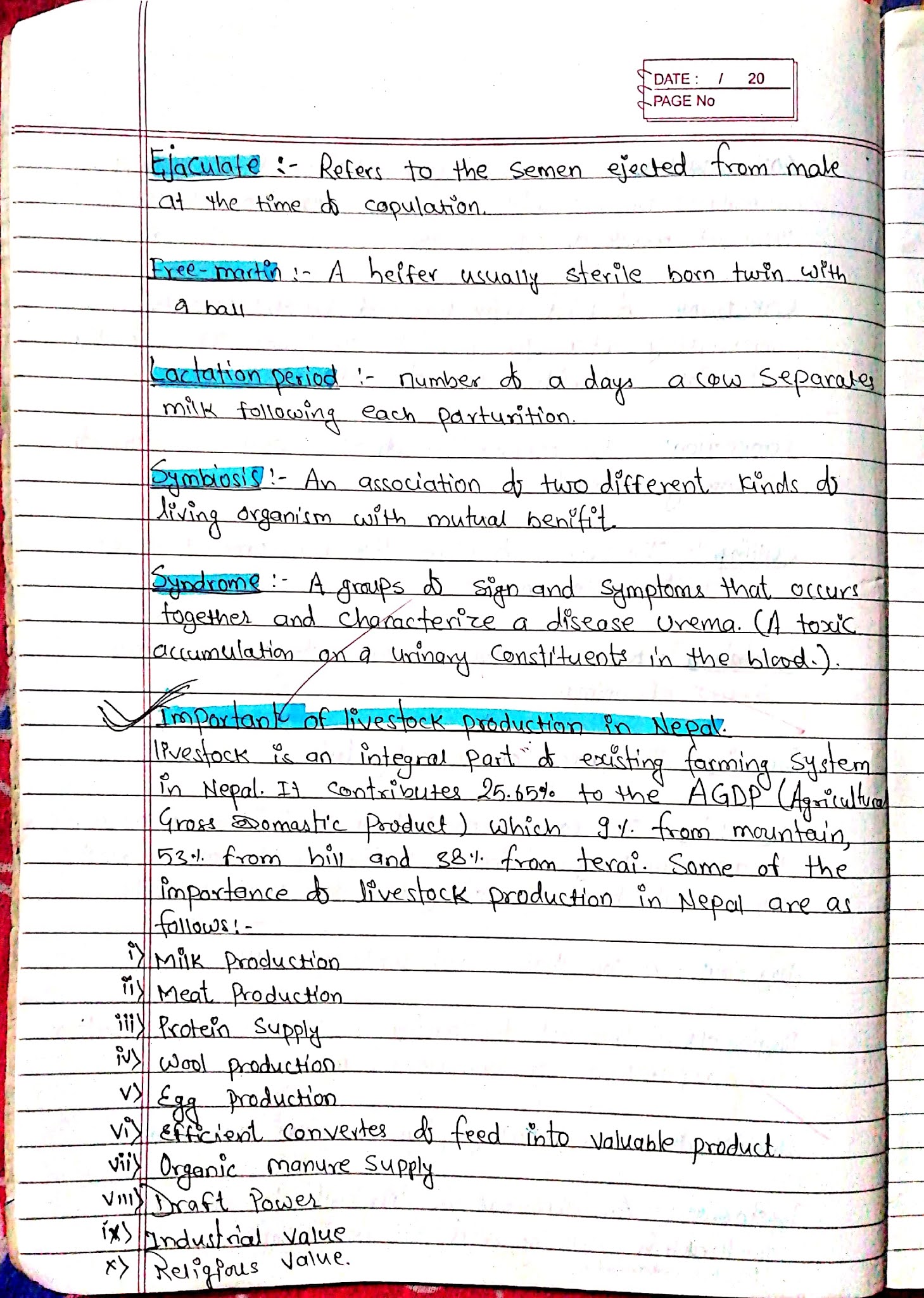 Animal Husbandry Note ~ A2Z AgriNotes