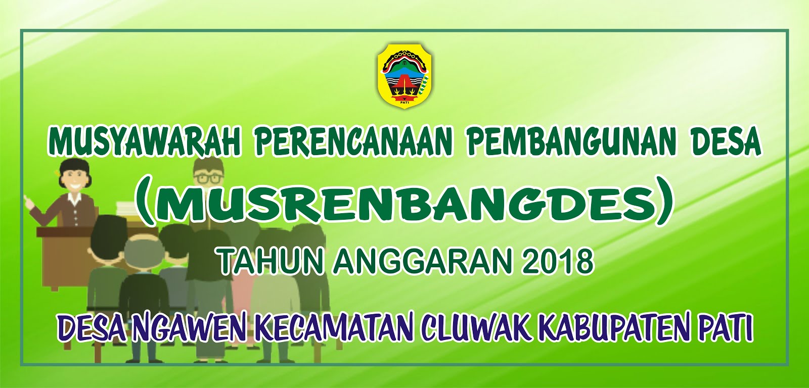 Contoh Banner Musyawarah Perencanaan Pembangunan Desa (MUSRENBANGDes ...