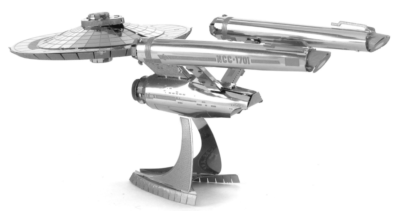 The Trek Collective: Star Trek Metal Earth model kits
